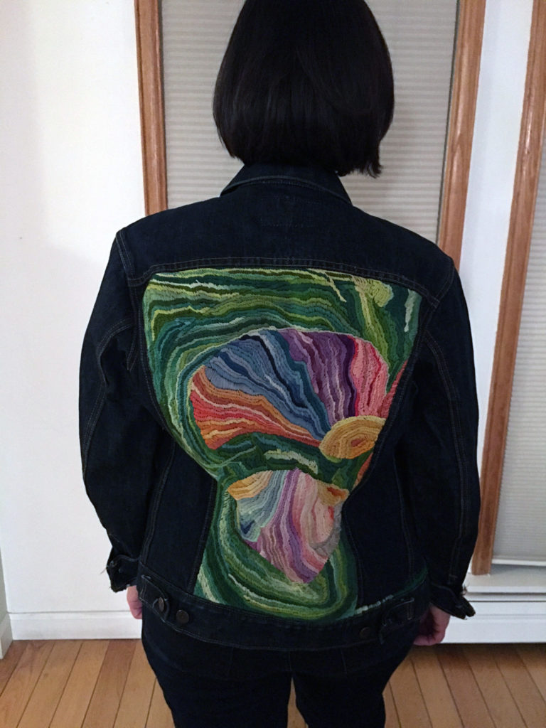 Back of Jean Jacket | Surface Design Association