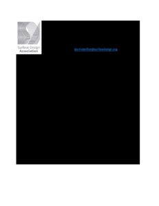 10Questions_SDA_Template | Surface Design Association