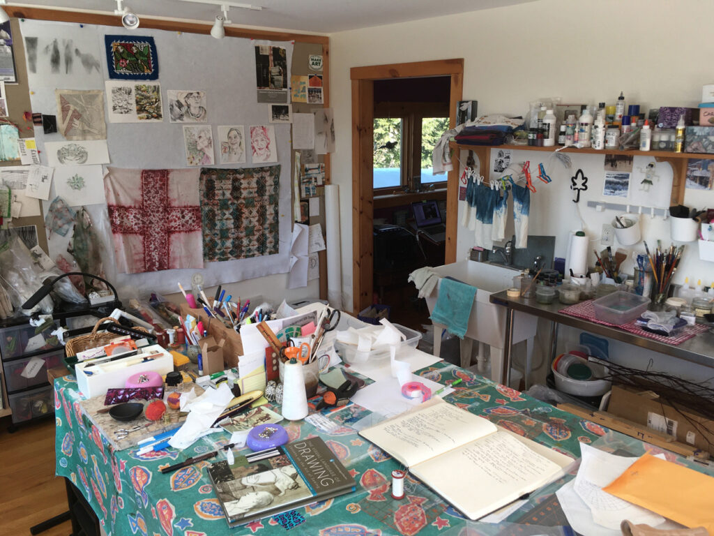 In the Studio: Elizabeth Fram | Surface Design Association